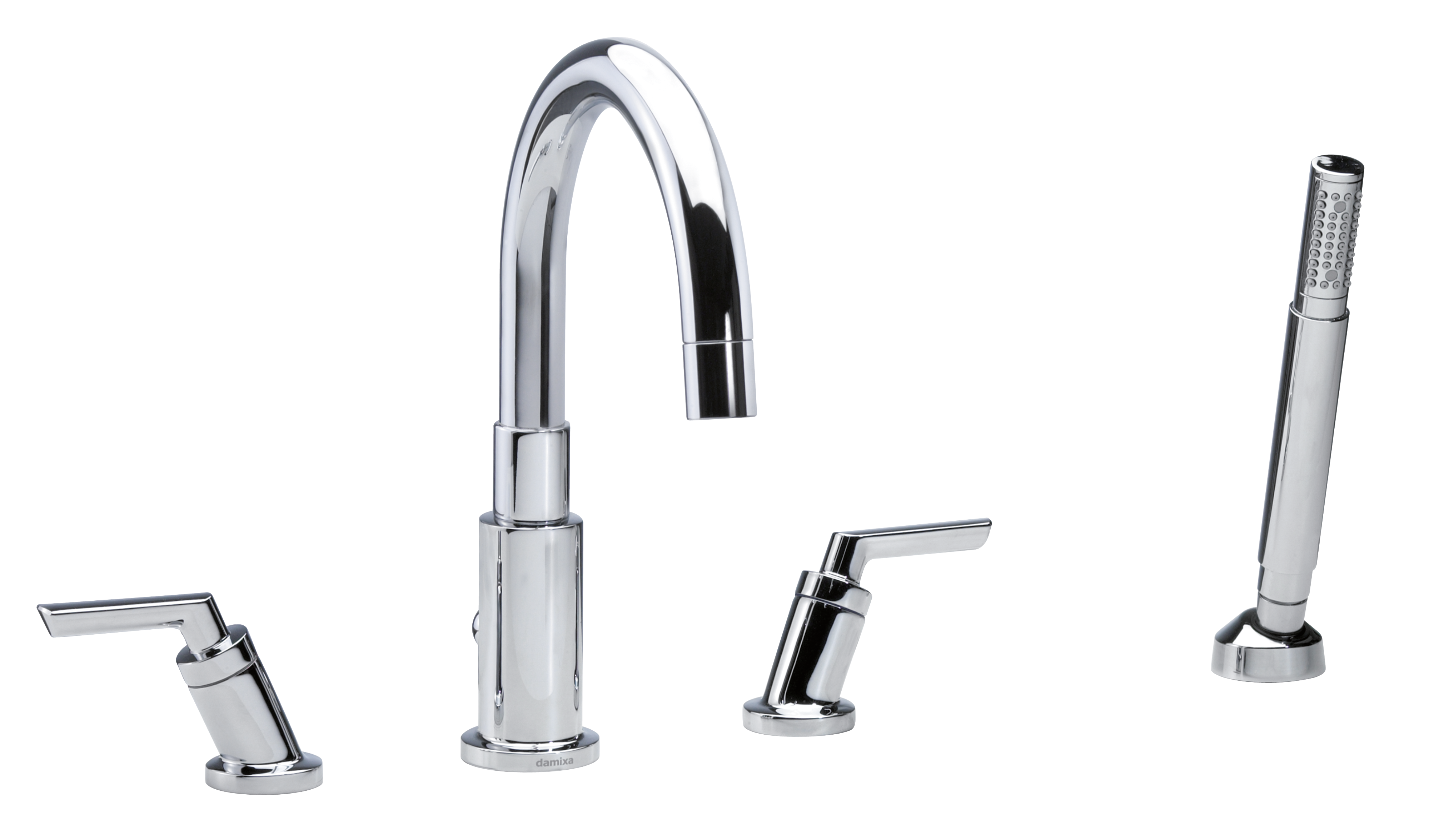 Venus Chrome 4-Hole Bath Shower Mixer [https://damixa.com]